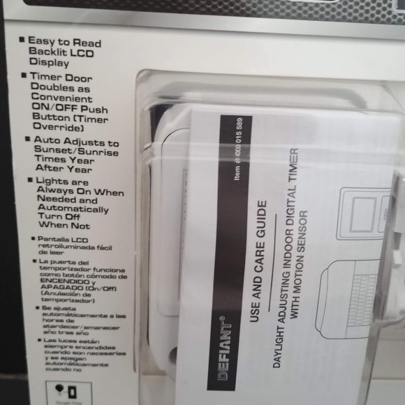 Defiant | Other | Defiant 7day Indoor Inwall Digital Timer Switch With ...